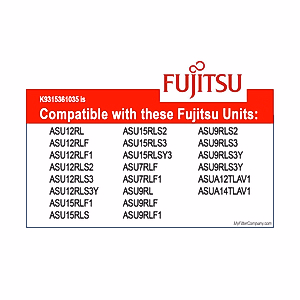 Fujitsu General UTR-FA16 K9315361035 Mini Split Filter Annual Supply Pack