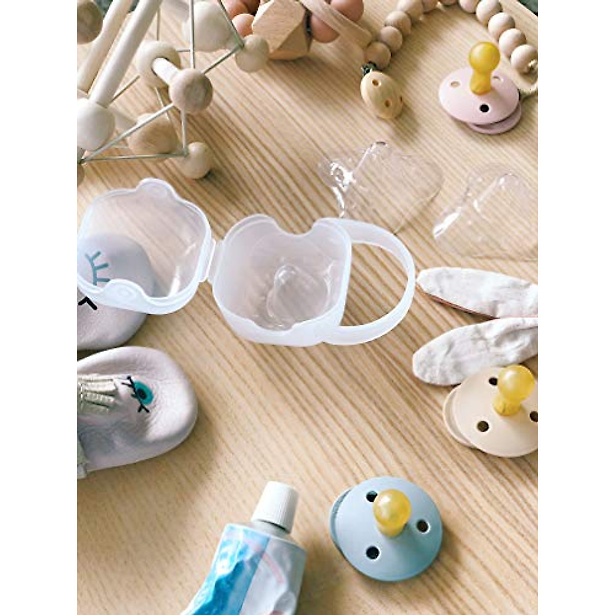 Nipple Shields for Nursing - Soft Set of 3, 24mm / 20mm / 18mm / 16mm, with Free Case | Cushions Sore or Sensitive Nipples, Flex Breastfeeding Shield, Newborn Attachment to Breast, by purifyou (24mm)