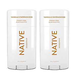 Native Deoderent Aluminum and Paraben free 2.65 oz (2 pack) (Vanilla & Sandalwood)