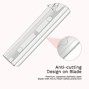 ennva Metal Razor Replacement Blades -Pack of 10