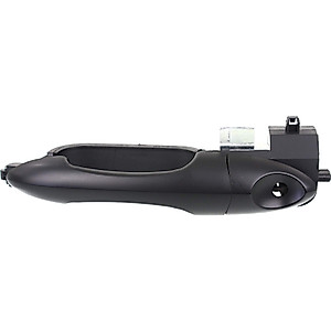 Garage-Pro Front Driver Side Exterior Door Handle Compatible with 2000-2007 Ford Focus Smooth Black with Key Hole
