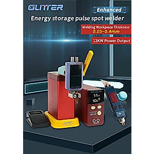 ZCM-JSD 801D 18650 Battery Welding Machine,Hand Held Spot Welder w/Two Modes,Soldering Station Portable fo rRepair Shop,Factory, Laboratory