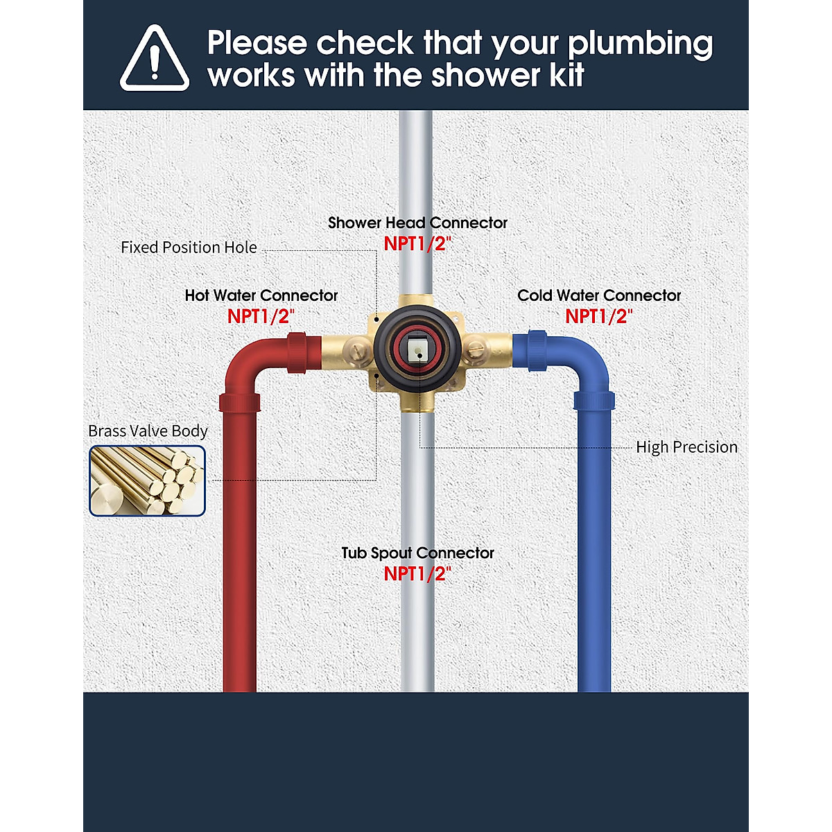 BLTFAUCER Matte Black Dual Bathtub Shower Faucet Set Combo with Handheld and 8 Inch Rainfall Shower Head|Adjustable Extension Shower Arm|Tub Spout|Pressure Balance Rough-in Valve Included