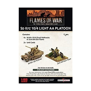 Flames of War: Late War: German: SdKfz 10/4 Light AA Platoon (GBX147)