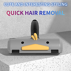 KRIHI Cat Hair Remover for Clothes,Dog Hair Remover Pet Hair Remover, Reusable Lint Roller for Pet Hair Suitable for Carpets Clothes Sofas Quilts Etc (B, Yellow)