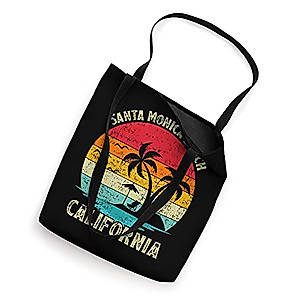 Family Vacation Vintage Retro California Santa Monica Beach Tote Bag