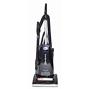 Tacony Titan T4000.2 Heavy Duty Upright Vacuum Cleaner with On Board Tools, Black