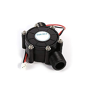 Water Turbine Generator, Micro Hydro Generator Water Turbine Generator Micro Hydroelectric Charging Tool 10W High Power Water Size Approx 8.6 * 4.7 * 3cm DC 5V / 0~80V(0-80V)
