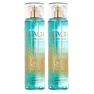 Bath and Body Works At the Beach Fine Fragrance Mist - Value Pack Lot of 2 (At the Beach)