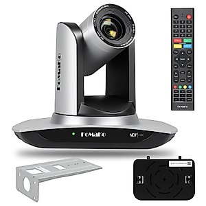 FoMaKo NDI Camera, AI Auto Tracking HDMI PTZ Camera, 20x Optical Zoom LAN USB3.0 HDMI Camera for Church Services Worship Education, PoE 1080P60 FMK20UH NDI (NDI 6 & NDI HX3 Certified)