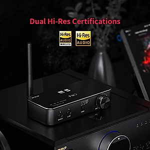 FiiO BTA30PRO Bluetooth Receiver Portable Transmitter Stereo Wireless High Resolution aptX/LDAC DSD256 Optical/Coaxial/Line-Out for PC/TV/Speaker/Home Audio