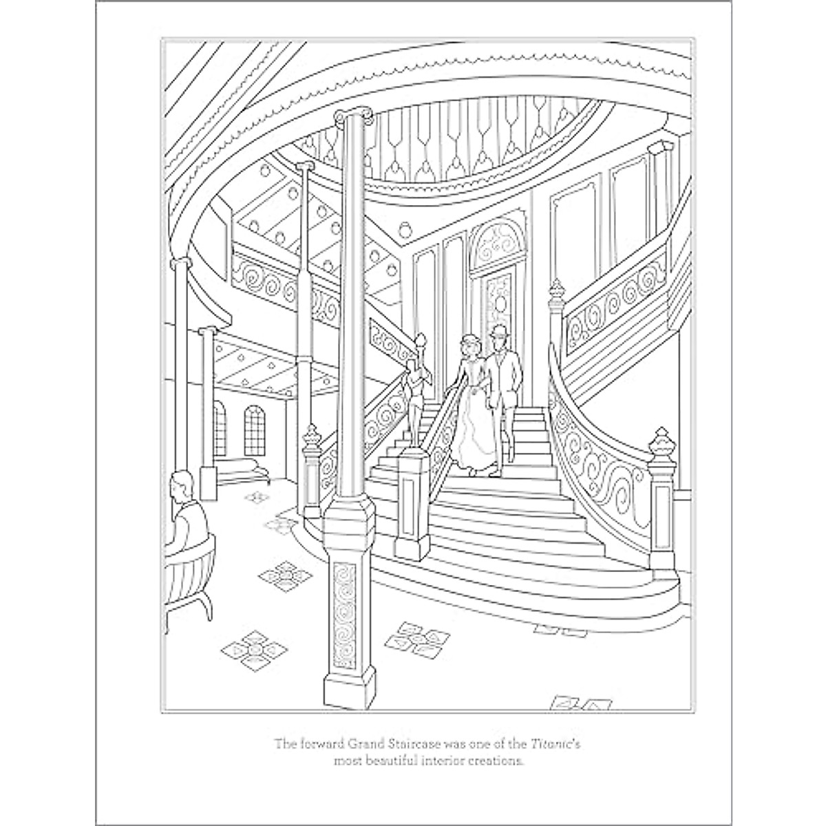 Titanic Coloring Book for Kids: 30 Coloring Activities to Learn About the Titanic