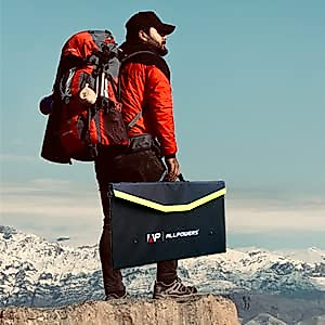 ALLPOWERS 100W Solar Panel, Foldable Solar Charger with MC-4 Ports Portable Solar Panel for Solar Generators Power Station Camping RV 100 Watt Solar Panel Foldable