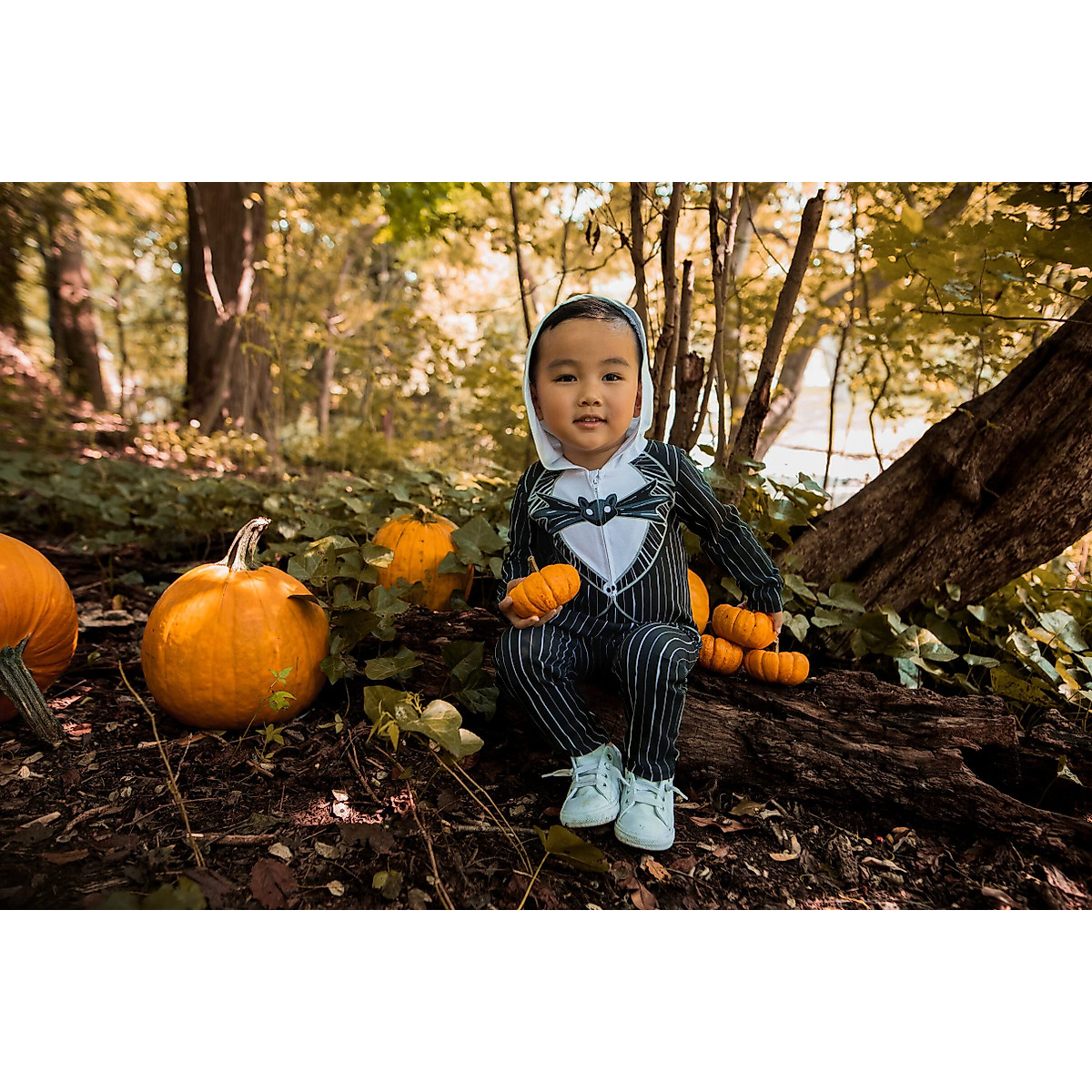 Disney Nightmare Before Christmas Jack Skellington Infant Baby Boys Zip Up Coverall 6-12 Months