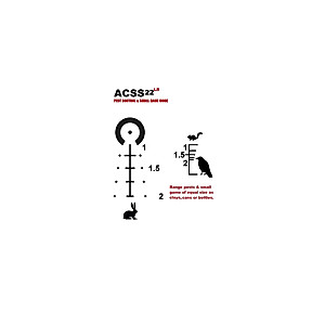 Primary Arms Classic Series 6x32mm Rifle Scope - ACSS-22LR