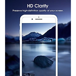 amFilm Screen Protector for Apple iPhone 7, 6S and 6 HD Clear, Flex Film, Case Friendly, PET Film, 3 Pack