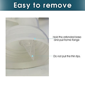 Begical Replacement Duckbill Valves Compatible with Lansinoh Breast Pumps Replace Lansinoh White Valves Lansinoh Breast Pump Parts/Accessories. Use with Signature Pro/Smartpump/Manual Breast Pumps