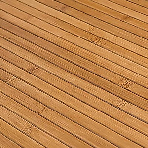 5' X 8' Floor Carpet, Bamboo Area Rug Floor Carpet Natural Bamboo Non-Slip Roll Runner Indoor Outdoor for Bathroom, Kitchen, Garden (60” x 96”)