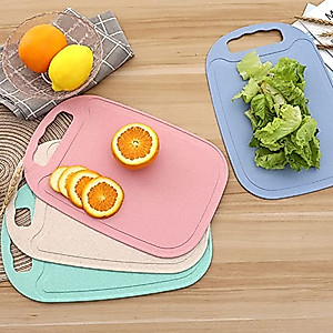Wheat Straw Cutting Board Chopping Board Cutting Vegetables Household Fruit Plastic Small Dormitory Chopping Board Sticky Board Portable Disposable Cookie Sheets