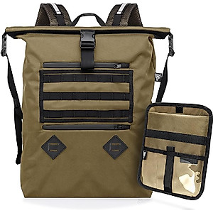 Xtreme Sight Line ~ AQUA RT ~ Large Water-Proof Faraday Backpack for Laptops, Tablets, and Mid-Size Electronics ~ Tracking/Hacking Defense ~ Red