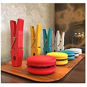 Classic Clothespin Bundle: Clothesline Basket + 50-Pk Memoir Pegs | Made in Portugal | Recycled Materials + 100% Recyclable | Waterproof (Red Bundle: Classic Basket + 50 Memoir Clothes Pegs)