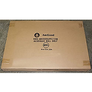 Stainless Steel Microwave & Appliance Wall Shelf | Custom Sizes | Metal Utility Shelving | Heavy Duty | Commercial Grade | Wall Mount | NSF |