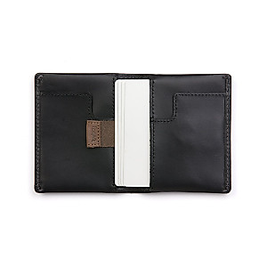 Bellroy Slim Sleeve, slim leather wallet (Max. 8 cards and bills) - Black
