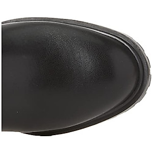 Amazon Essentials Women's Riding Boot, Black, 9