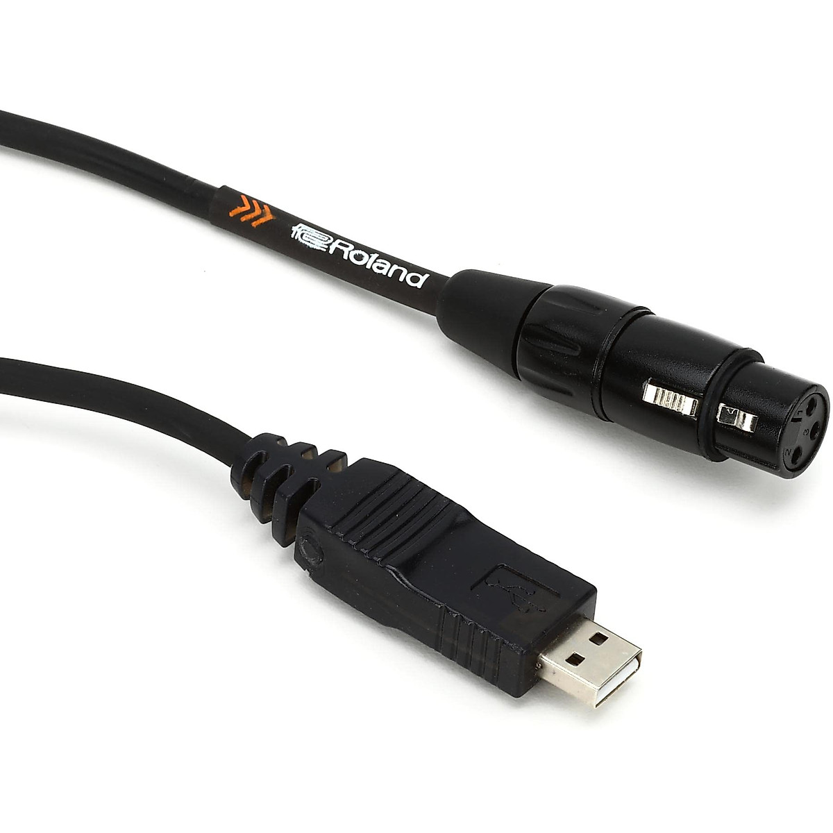 Roland RCC-10-USXL Black Series Interconnect USB to XLR 10ft Cable, 10 feet (RCC10USXF)
