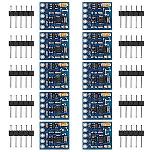 Shutao 10Pcs GY-271 QMC5883L 3V-5V IIC Triple Axis Compass Sensor Module Electronic Compass Board Three-axis Field Sensor