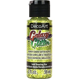 DecoArt Deco Art Galaxy Glitter, 59ml, Gold