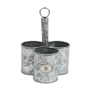 Mind Reader , Cutlery, Silverware Organizer, Utensil Caddy, Multi-Purpose Holder, One Size, Silver Metal