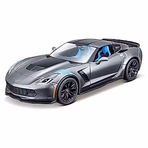 Maisto 1:24 Assembly Line 2017 Chevrolet Corvette Grand Sport - Grey
