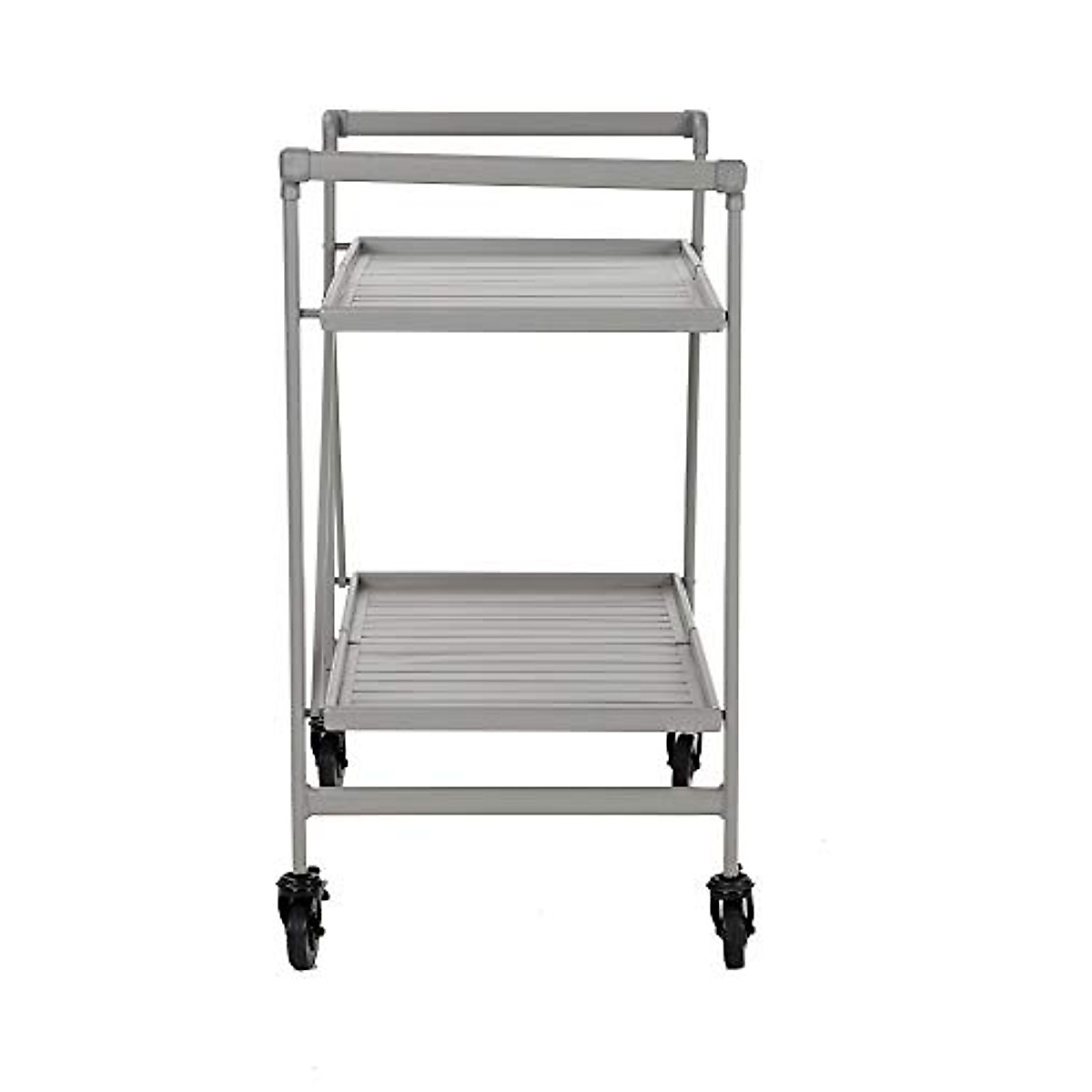 Cosco Indoor/Outdoor Serving Cart, Folding, Silver