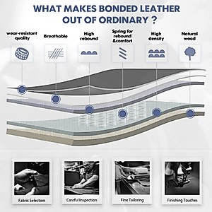 High Back Executive Office Chair- Ergonomic Home Computer Desk Leather Chair with Padded Flip-up Arms, Swivel Rolling Chair for Adult Working Study-Black