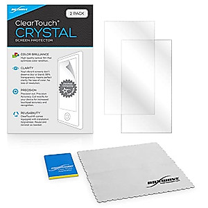 BoxWave Screen Protector Compatible with Epson Workforce Pro WF-4830 - ClearTouch Crystal (2-Pack), HD Film Skin - Shields from Scratches