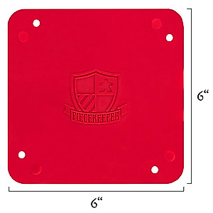 Piecekeeper Board Game Storage Bowls, 6-Pack | Portable Folding Tray Accessory Holds Tabletop Bits, Chits, Components, Pieces, Dice | Six Color Set | Classic & Modern Gaming, RPG Roleplaying