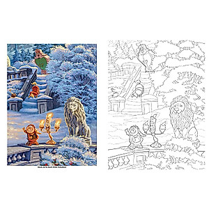Disney Dreams Collection Thomas Kinkade Studios Disney Princess Coloring Book