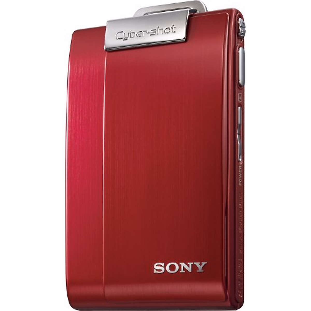 Sony Cybershot DSC-T200 8.1MP Digital Camera with 5x Optical Zoom with Super Steady Shot Image Stabilization (Red)
