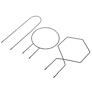 Metal Plants Climbing Trellis 3 Pack Wrought Iron Bonsai Plant Support Holder for Indoor Outdoor Garden Rose Flower Vine Metal Trellis