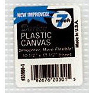 4-Pack of Darice Mesh Plastic Canvas - Clear - 10.5 x 13.5