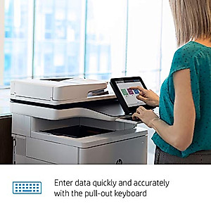 HP Color LaserJet Enterprise Flow Multifunction M578c Duplex Printer with Stapler (7ZU87A)
