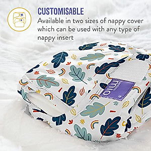 Bambino Mio, mioduo Cloth Diaper Cover, White, Size 1 (<21lbs)