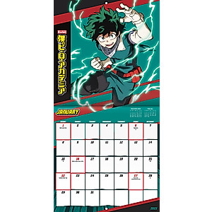 2023 My Hero Academia Mini Wall Calendar