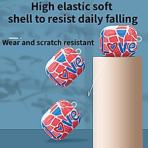 EUVIP Cute Cartoon Note Mechanical Fall Proof IMD Headset case Compatible with AirPods Pro 3 2/1 Protective case for Men, Women and Girls (AirPods Pro,Music Notation)