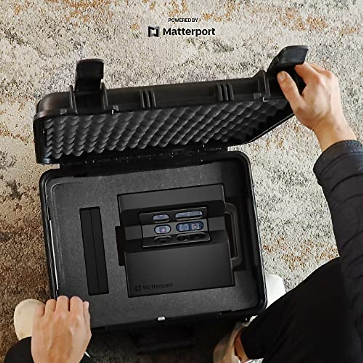 Matterport Pro2 Camera Travel Small Hard Case Bundle - High Precision 360 Virtual Tours, 4K Photography, 3D Mapping, & Digital Surveys - Includes Pro2 Camera, Tripod, Clamp, and 20” Portable Hard Case