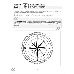 1st Grade Social Studies: Daily Practice Workbook | 20 Weeks of Fun Activities | History | Civic and Government | Geography | Economics | + Video ... Each Question (Social Studies by ArgoPrep)