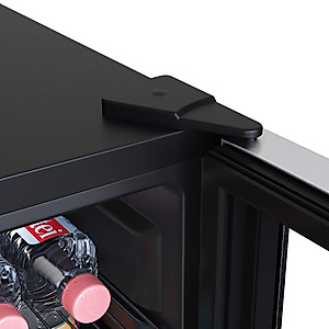 EdgeStar BWC121LT 18 Inch Wide 80 Can Capacity Ultra Low Temp Beverage Center - Stainless Steel