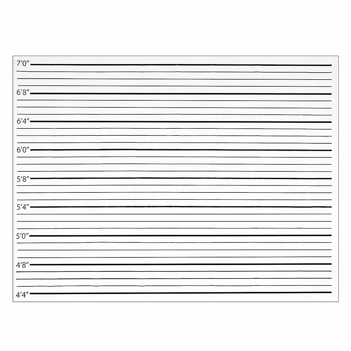 BLUE PANDA 25 Pack Mugshot Signs with Height Chart, 5x4 Ft Photo Bachelorette Backdrop for Wedding, Birthday, Jail Party Decorations, Halloween Party Supplies and Crime Scene Props