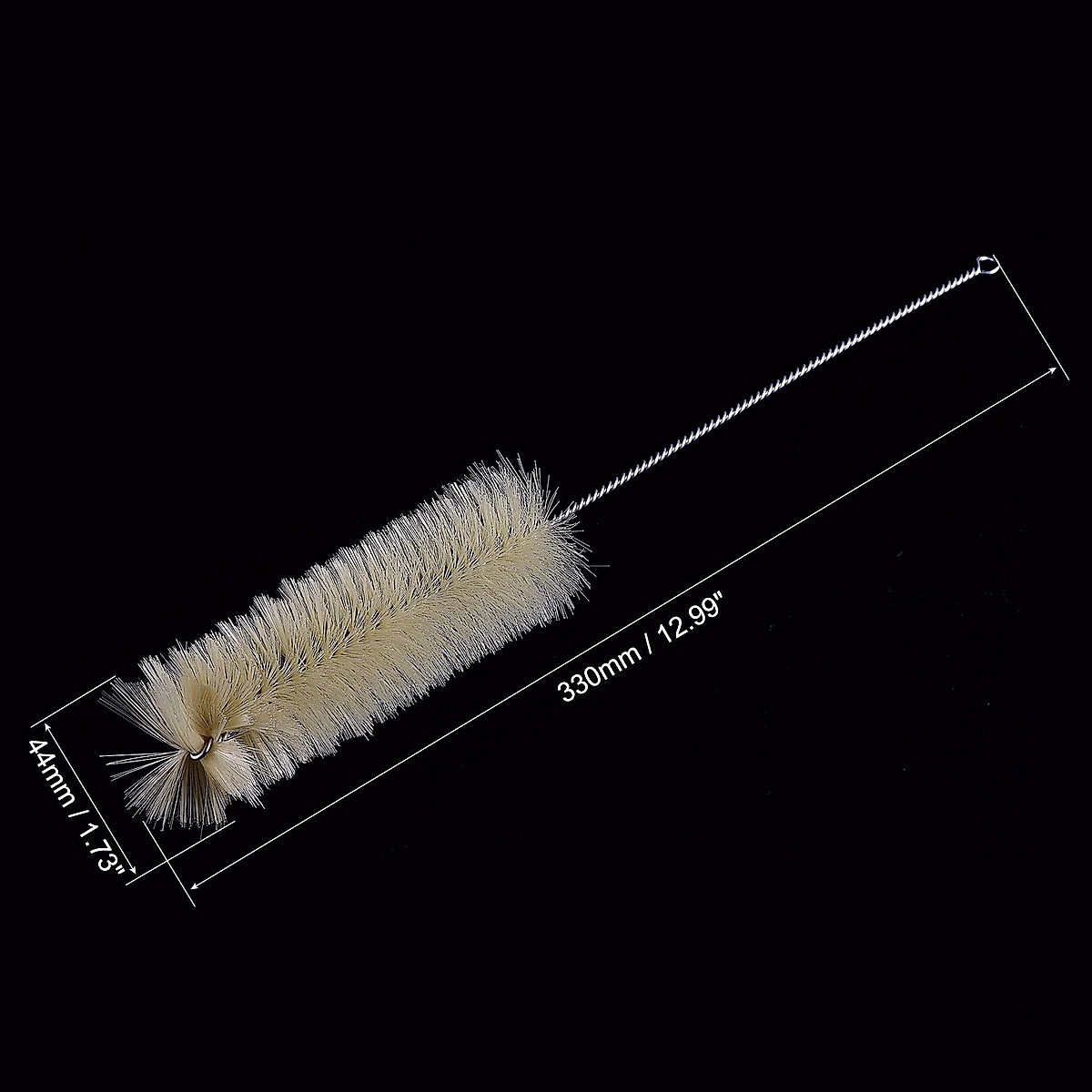 uxcell Plastic Graduated Cylinder, 100ml Measuring Cylinder with 1 Brush, 3in1 Set for Science Lab